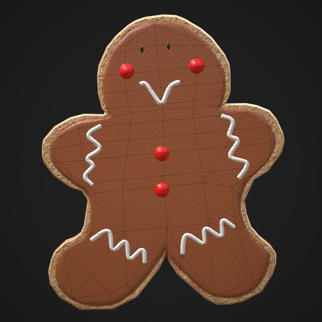 Christmas Cookies 3D model - TurboSquid 1817694