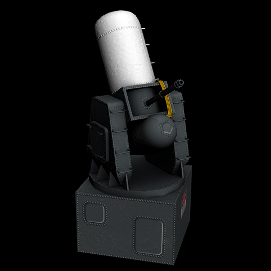 3d Model Ciws Phalanx
