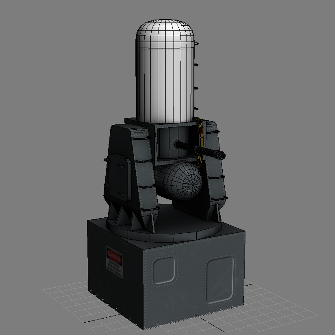 3d Model Ciws Phalanx