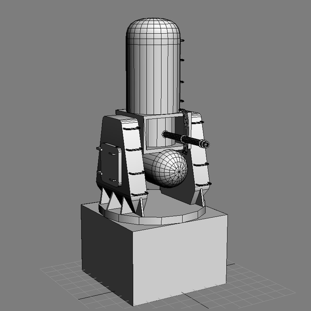 3d Model Ciws Phalanx