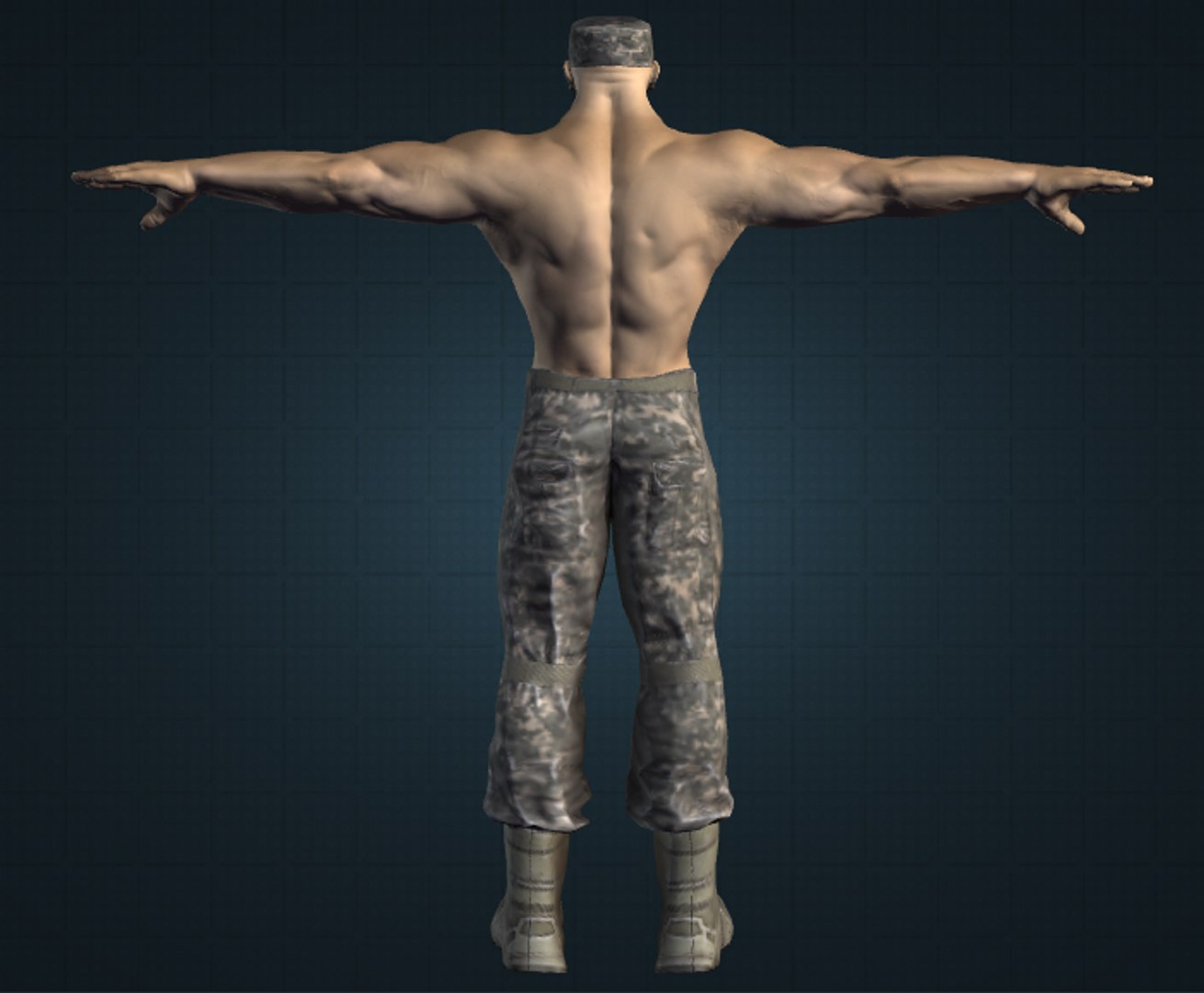 Male Mutant Soldier Obj