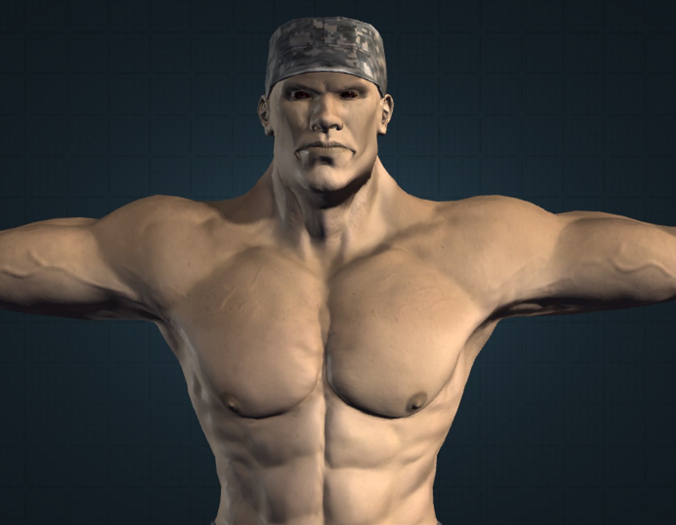 Male Mutant Soldier Obj