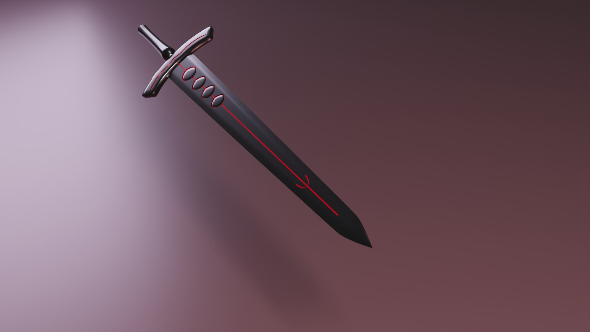 3D Model Black Sword - TurboSquid 1838904