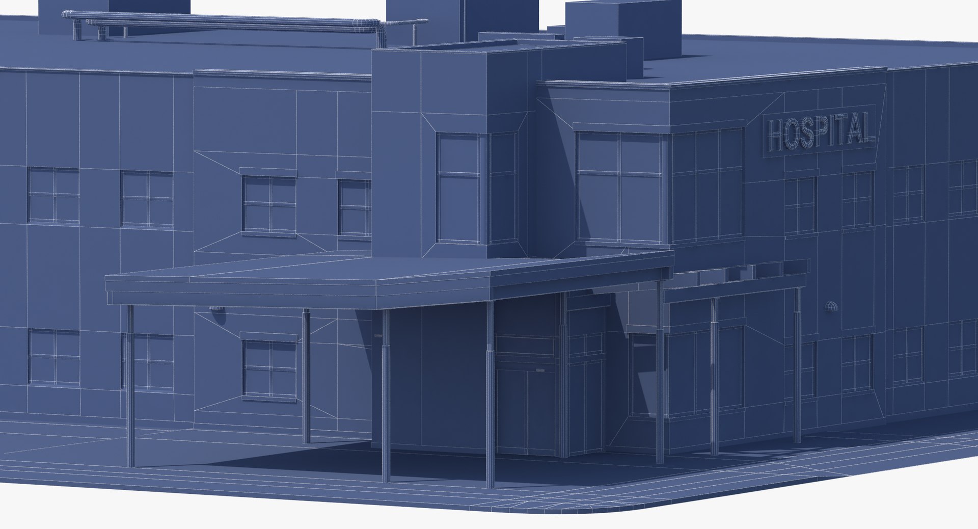 3D Hospital - TurboSquid 1168287