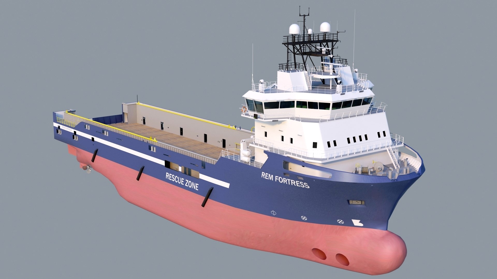 3D Rem Fortress Platform Supply Model - TurboSquid 1371222