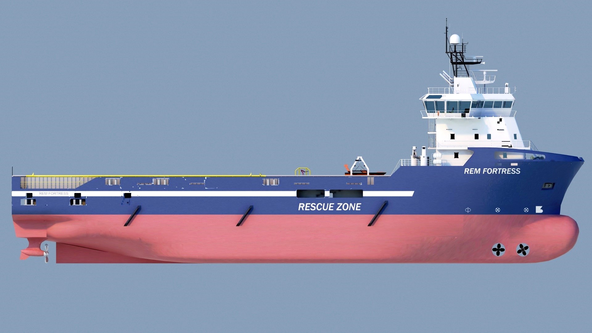 3D rem fortress platform supply model - TurboSquid 1371222