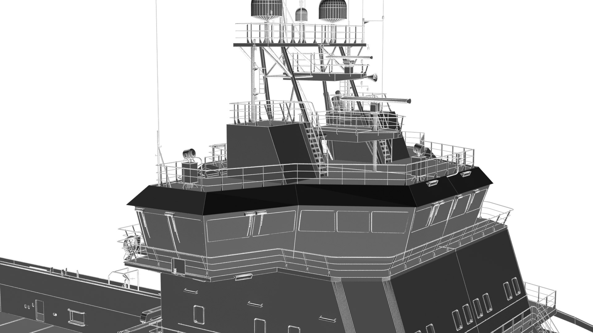 3D Rem Fortress Platform Supply Model - TurboSquid 1371222