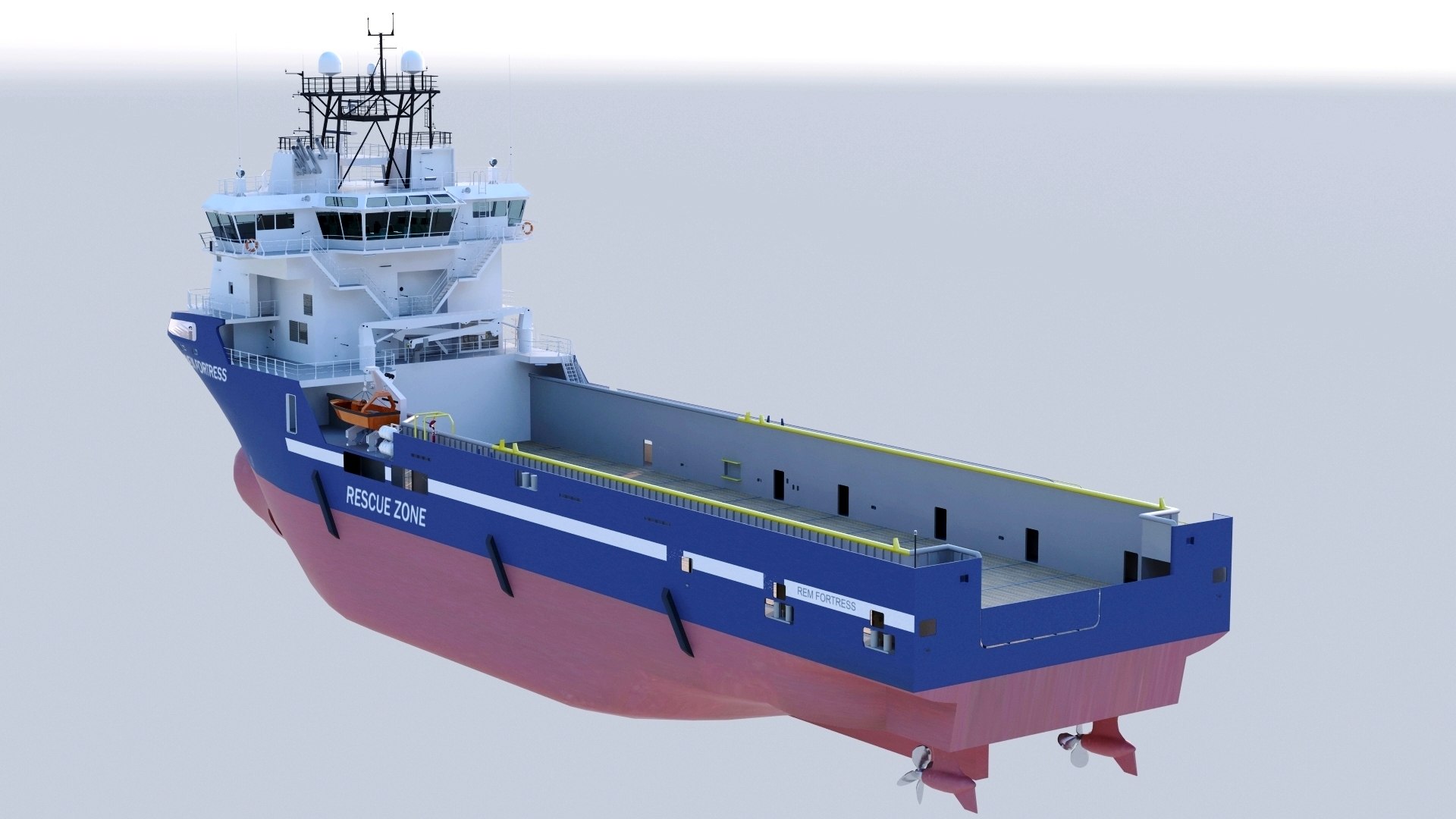 3D Rem Fortress Platform Supply Model - TurboSquid 1371222