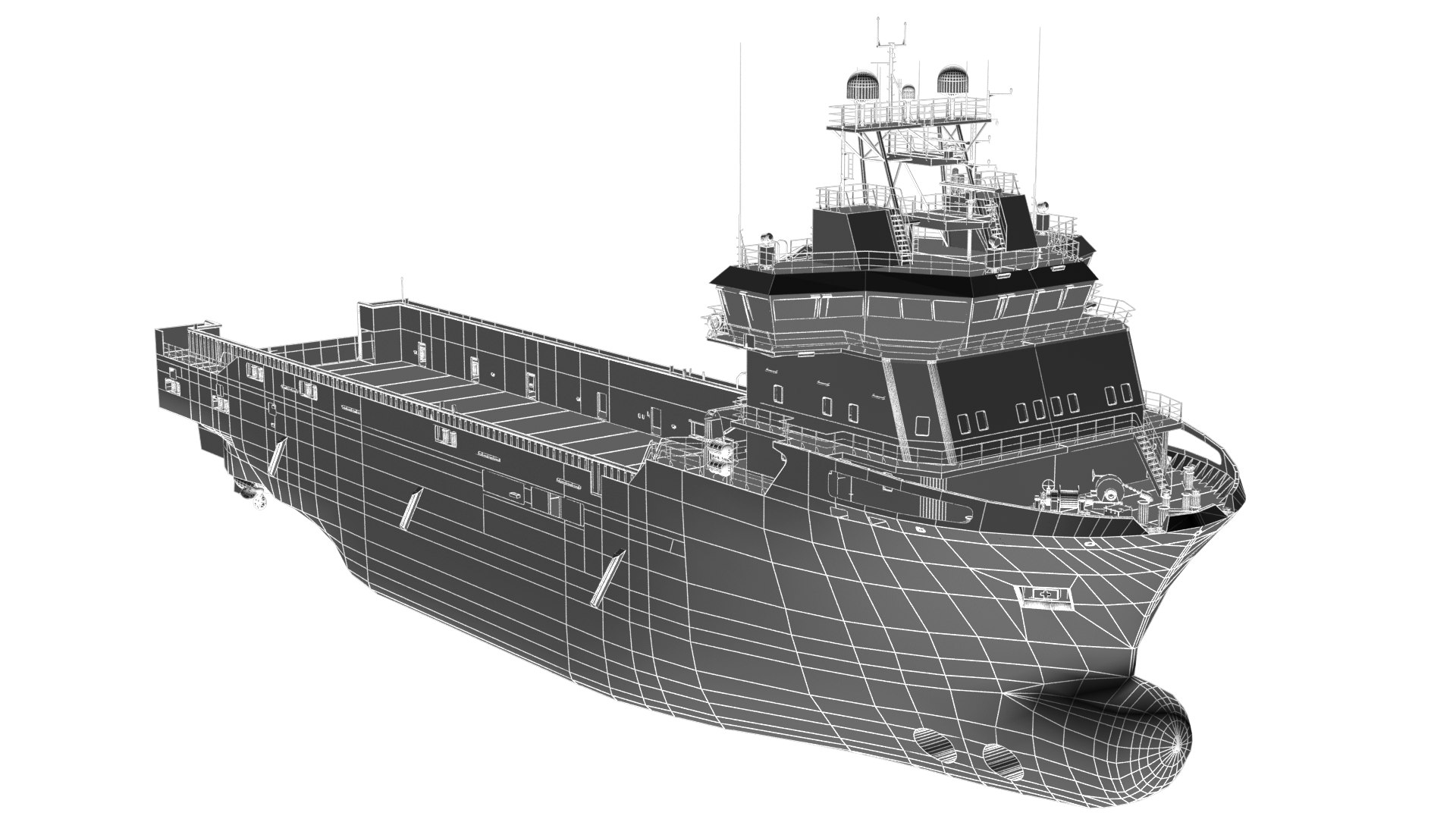 3D Rem Fortress Platform Supply Model - TurboSquid 1371222