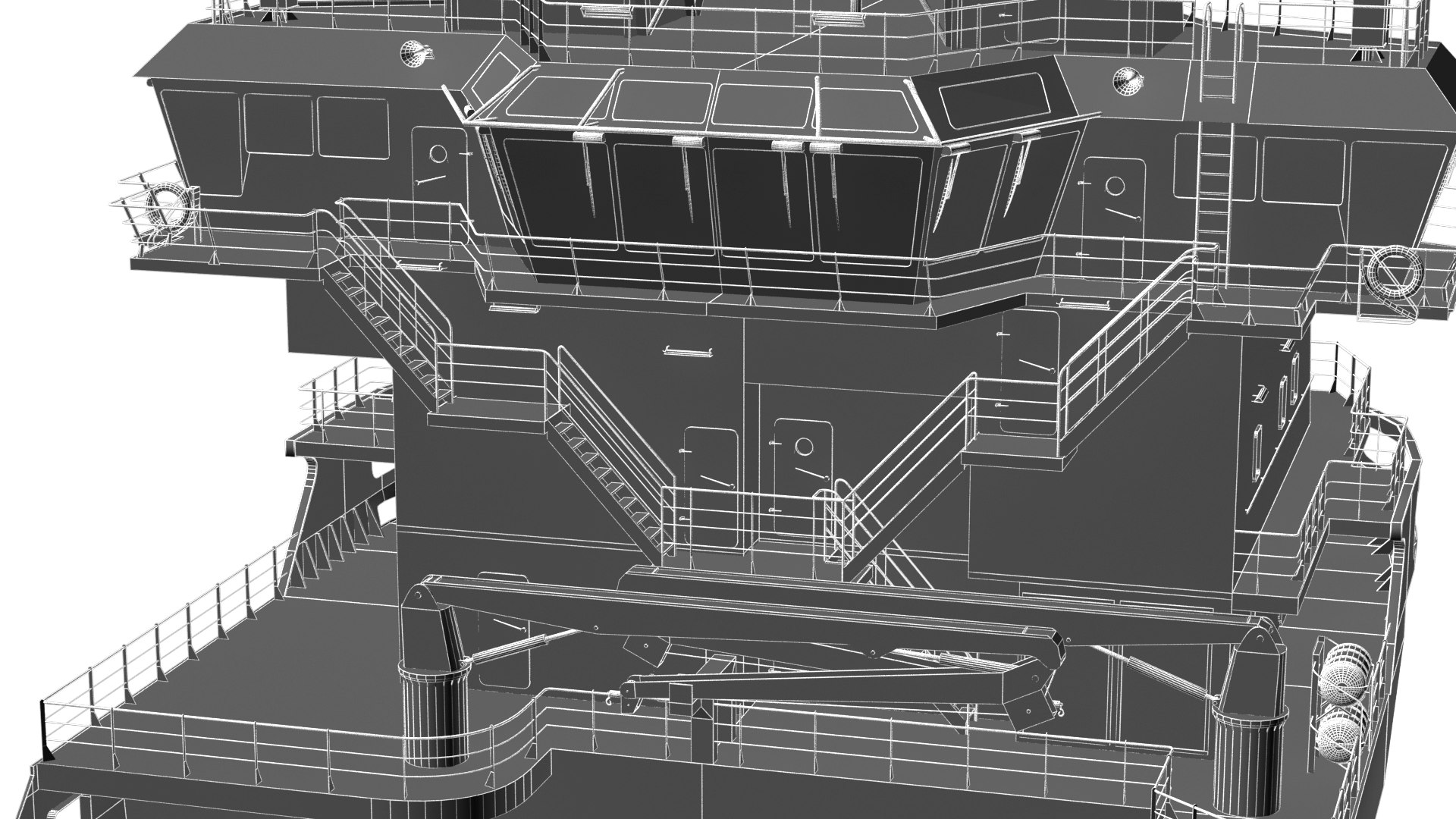 3D Rem Fortress Platform Supply Model - TurboSquid 1371222