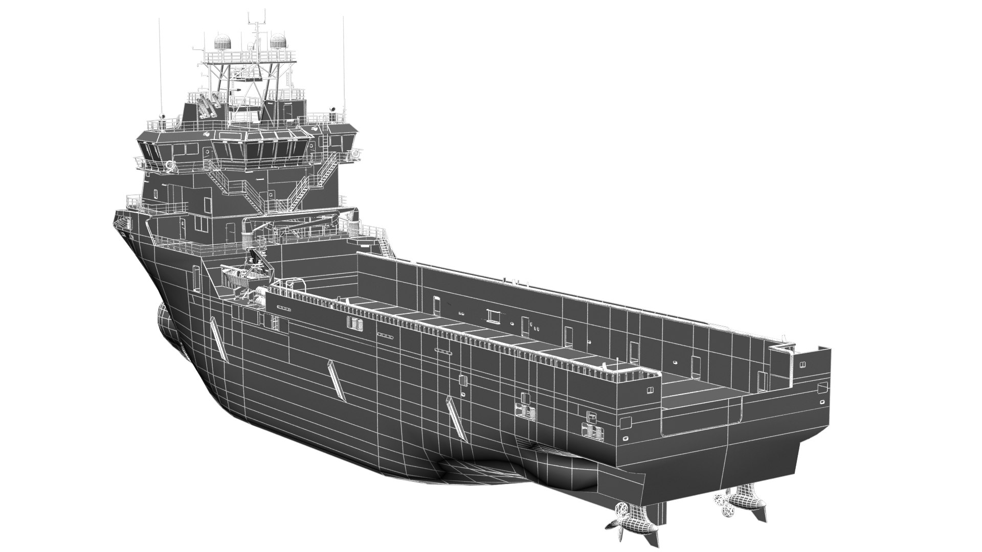 3D Rem Fortress Platform Supply Model - TurboSquid 1371222