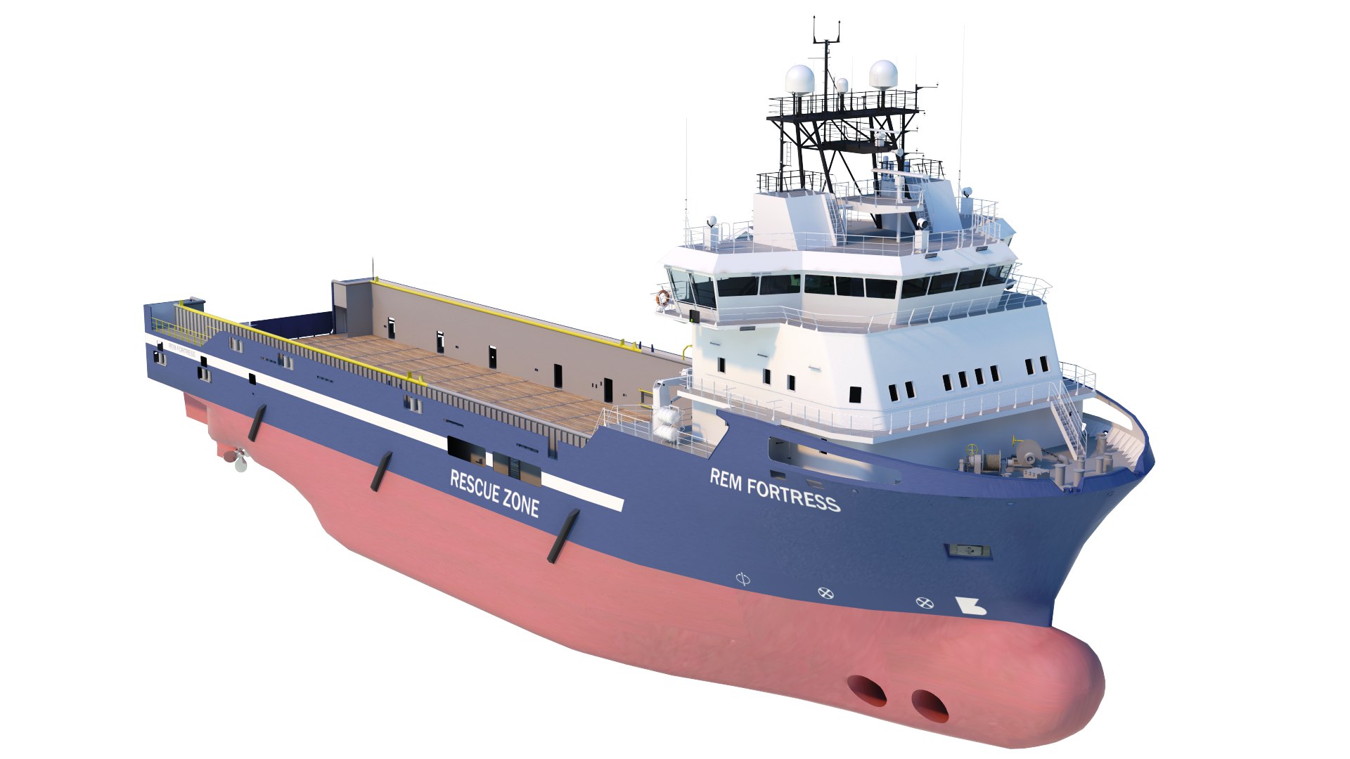 3D rem fortress platform supply model - TurboSquid 1371222