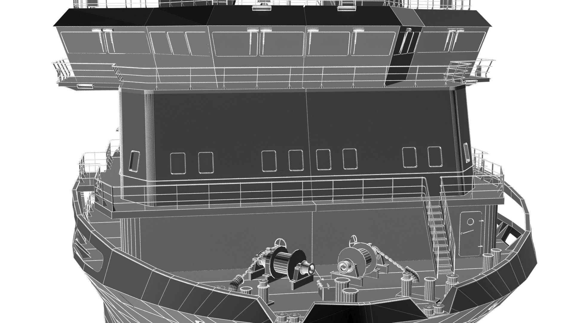 3D Rem Fortress Platform Supply Model - TurboSquid 1371222