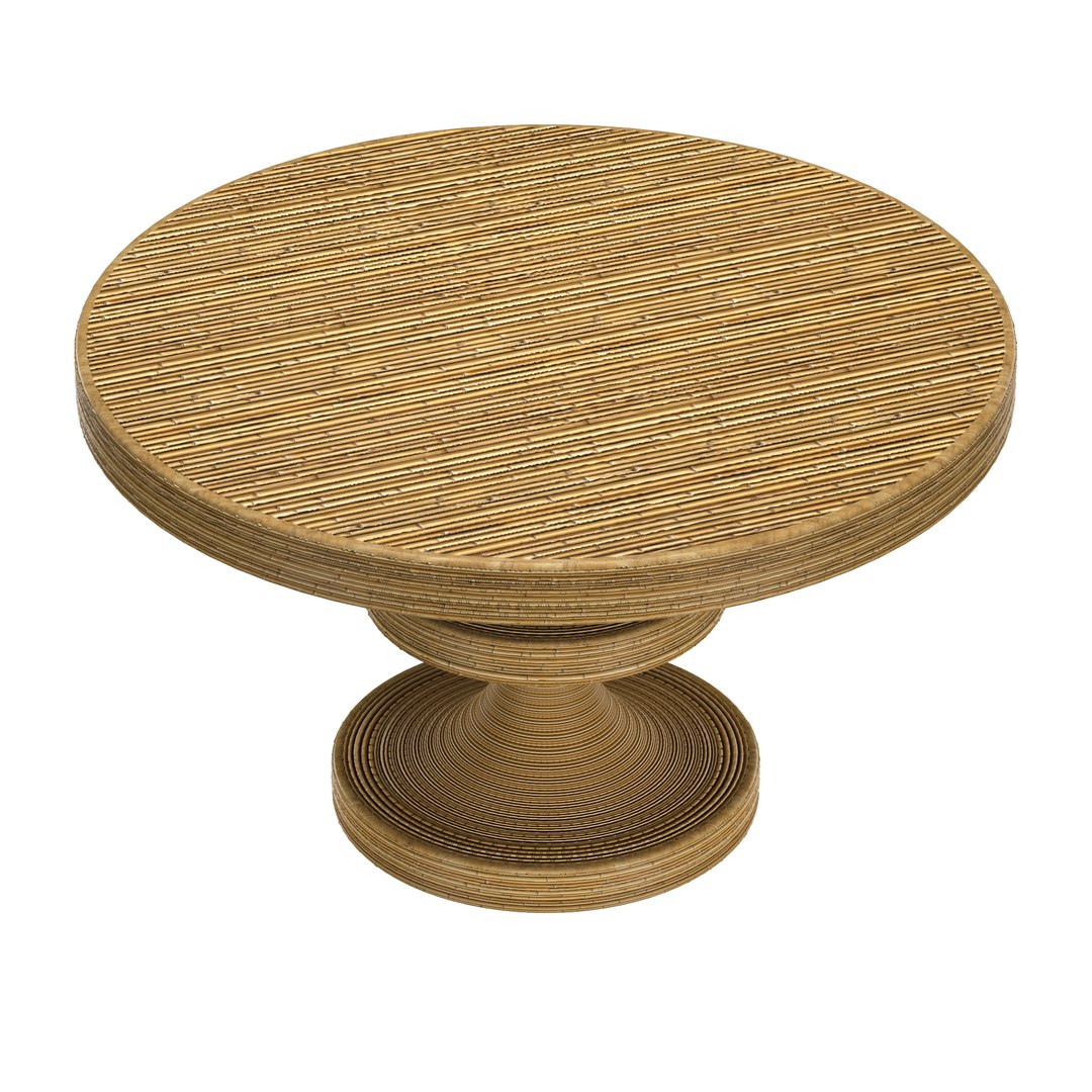 3D RATTAN BISHOP TABLE Model - TurboSquid 1999218