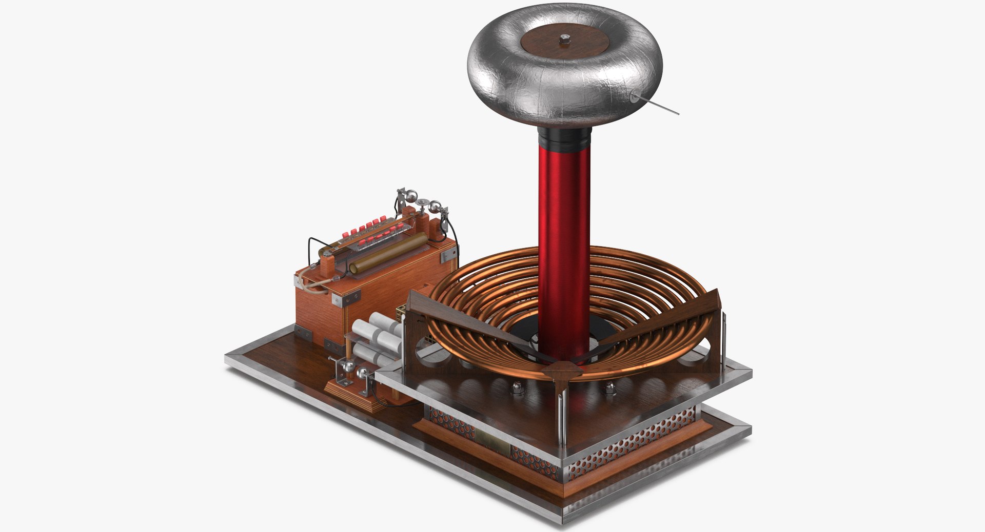 Tesla Coil 3D Model - TurboSquid 1335099