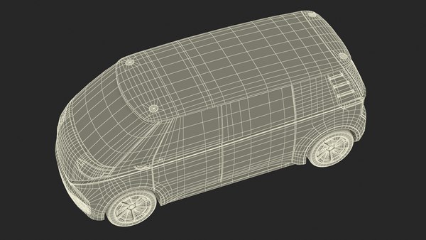 modelo 3d Minivan eléctrica - TurboSquid 2284559