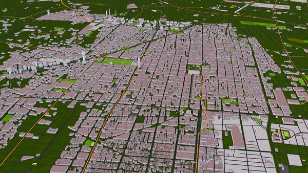 Mexico city 3D model - TurboSquid 1694926