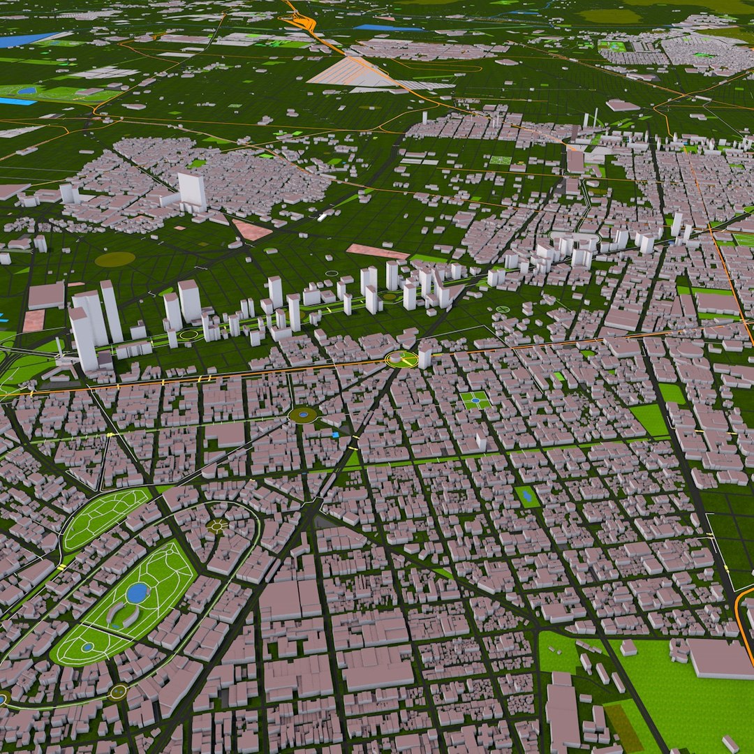 Mexico City 3D Model - TurboSquid 1694926