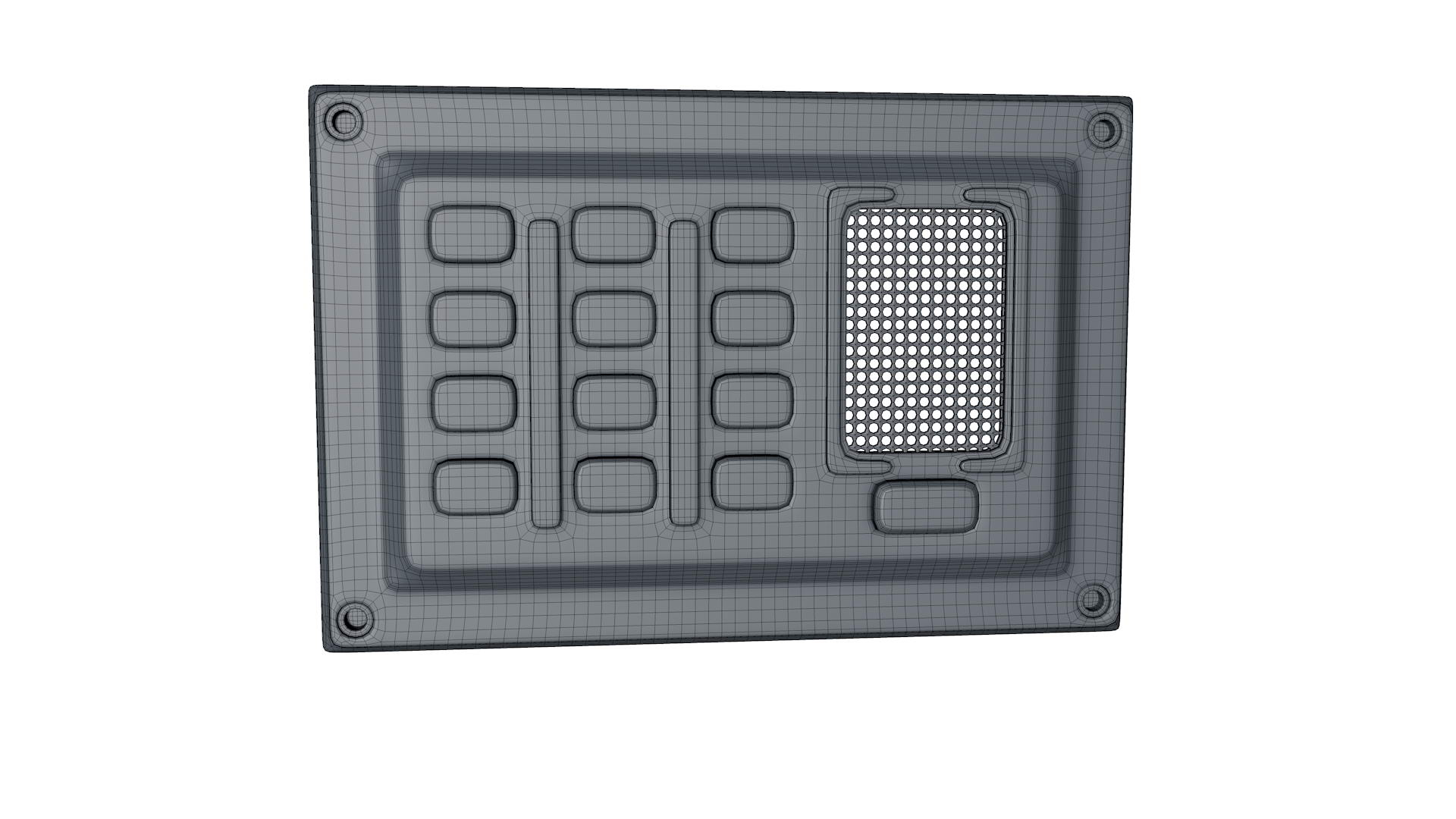 3d Model Of Control Panel Switch
