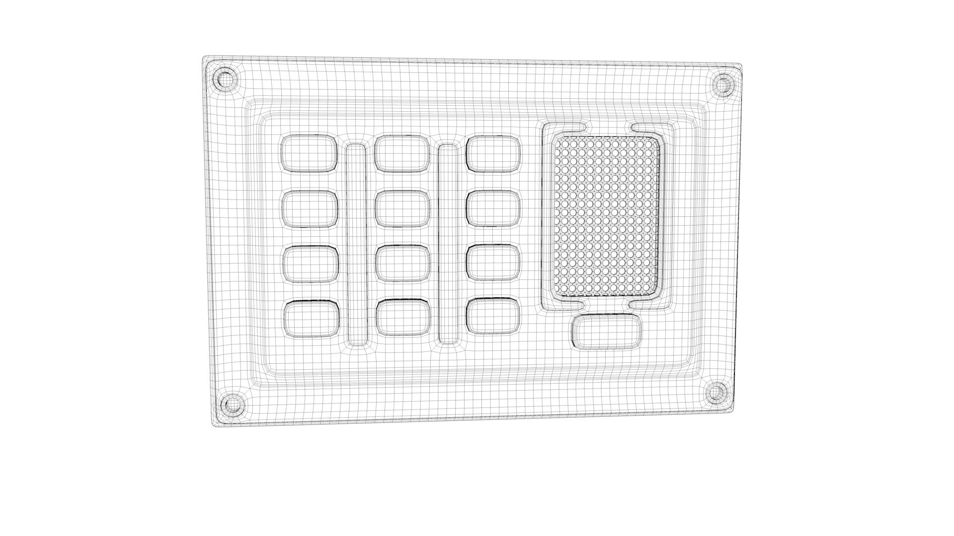 3d Model Of Control Panel Switch