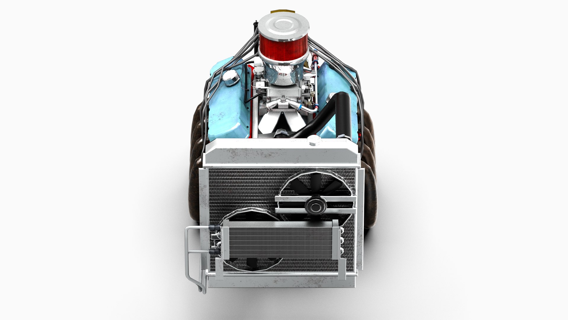 Chevy 454 Big Block V8 Engine 3D - TurboSquid 2335988