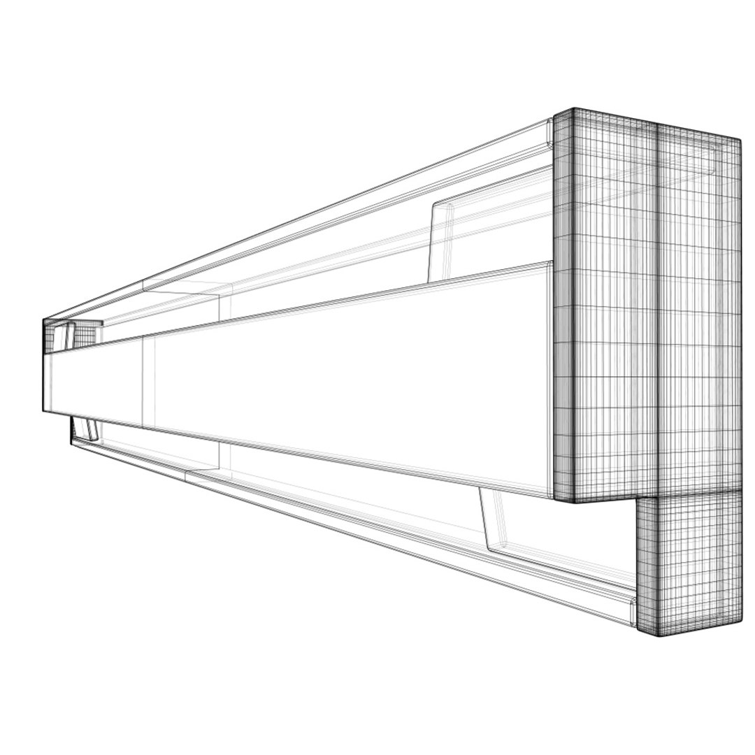 Electric Baseboard Heater 3d C4d