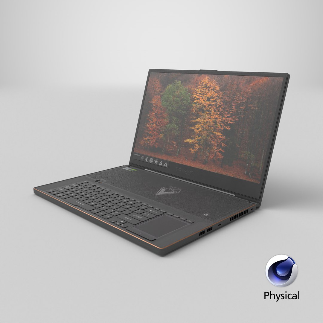 3D Gaming Laptop model - TurboSquid 2140214