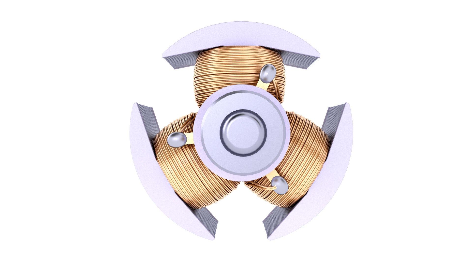 5 Brushed Electric Motor Rotors SET V2 Model - TurboSquid 2401369