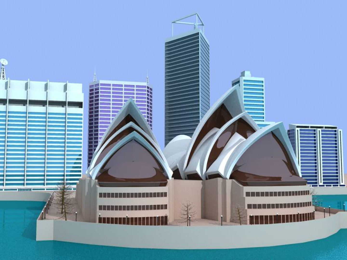 sydney opera buildings 3ds