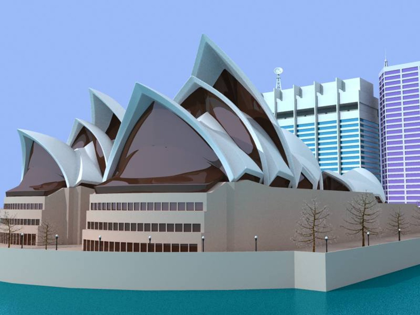 sydney opera buildings 3ds