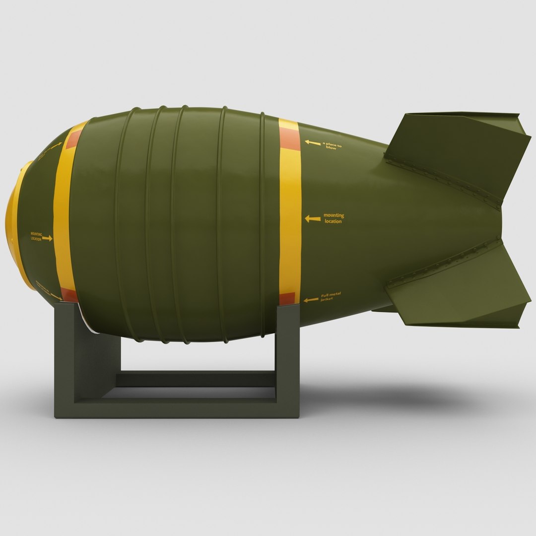 Atomic Bomb Mark 6 3d Max