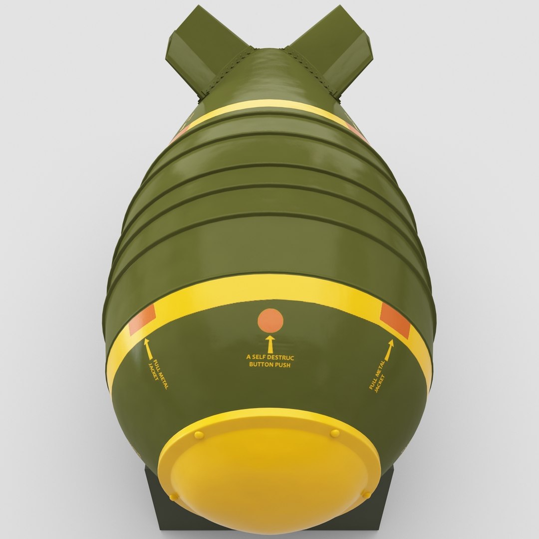 Atomic Bomb Mark 6 3d Max