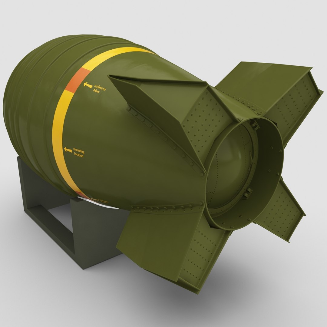 Atomic Bomb Mark 6 3d Max