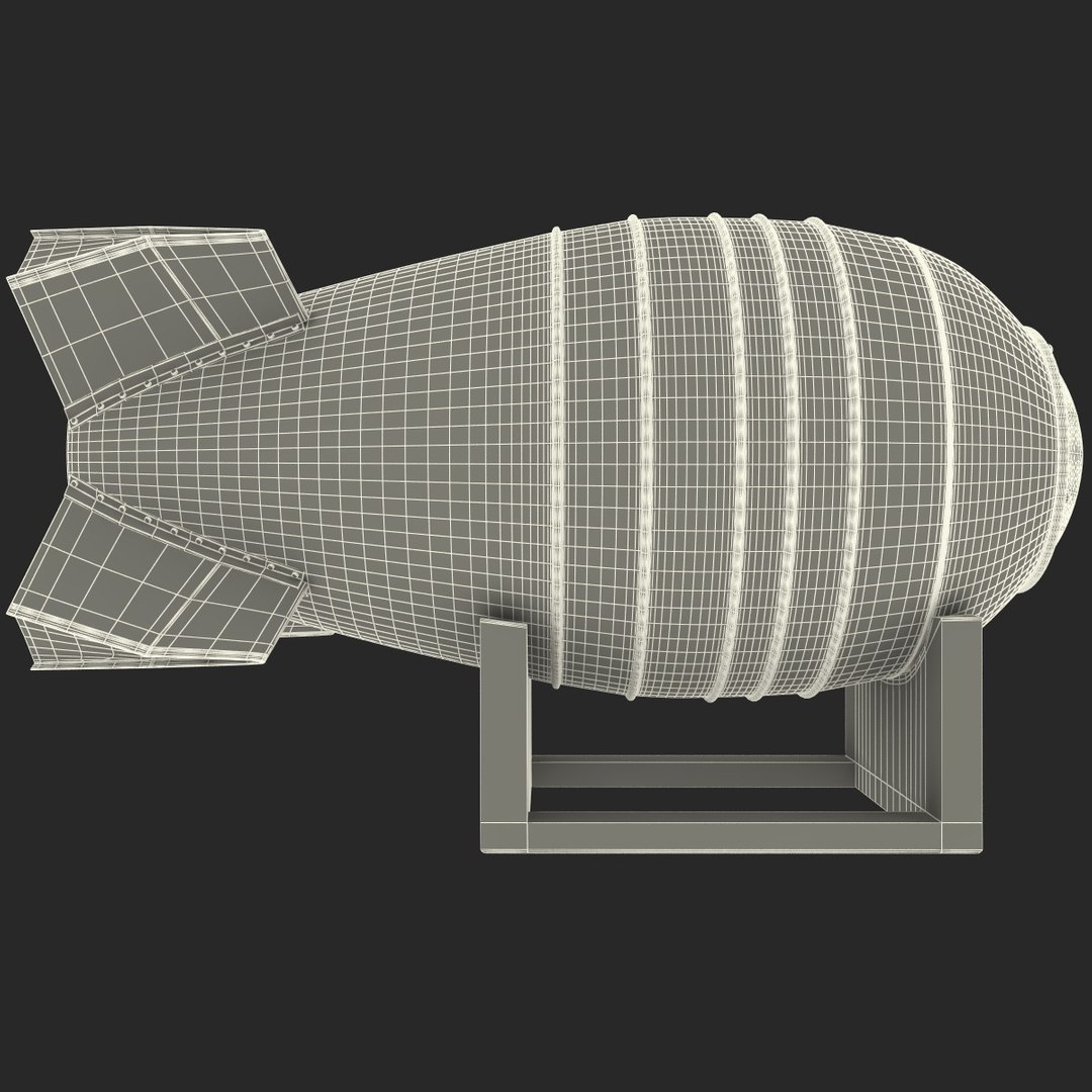 Atomic Bomb Mark 6 3d Max