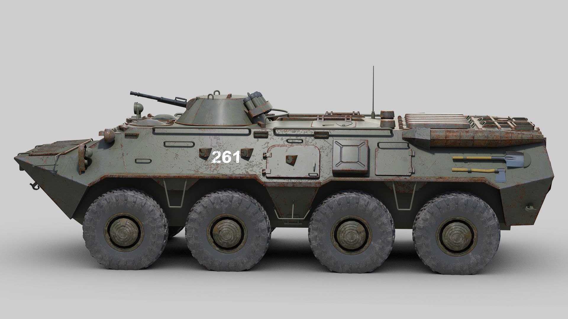 BTR 80 APC 3D Model - TurboSquid 2001043