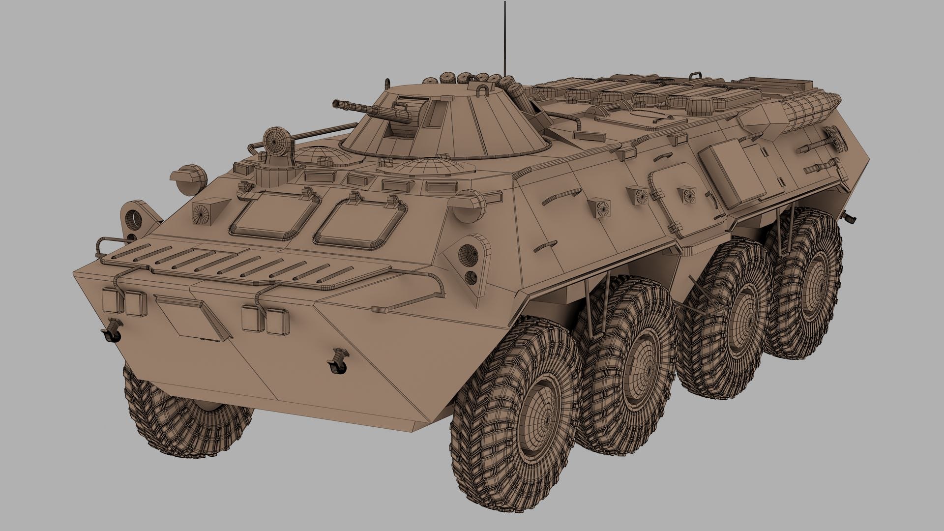 BTR 80 APC 3D Model - TurboSquid 2001043