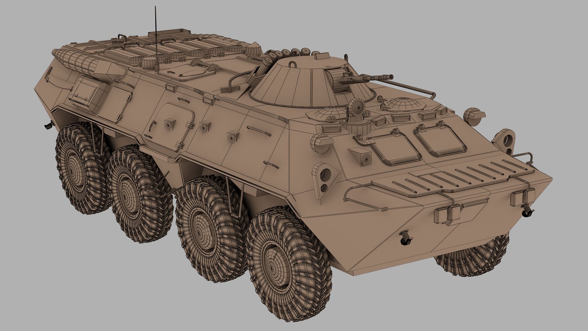 BTR 80 APC 3D Model - TurboSquid 2001043