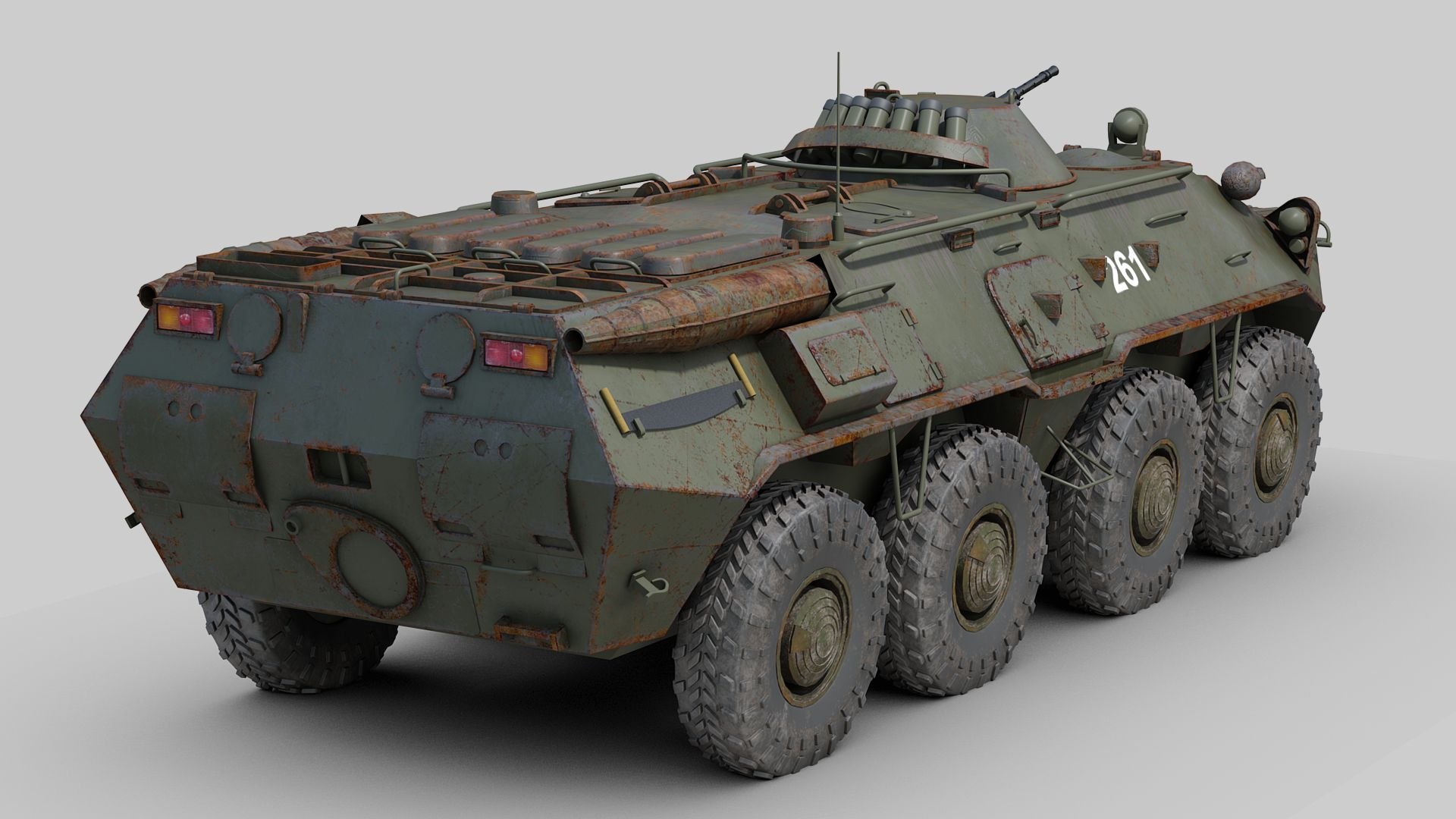 BTR 80 APC 3D Model - TurboSquid 2001043