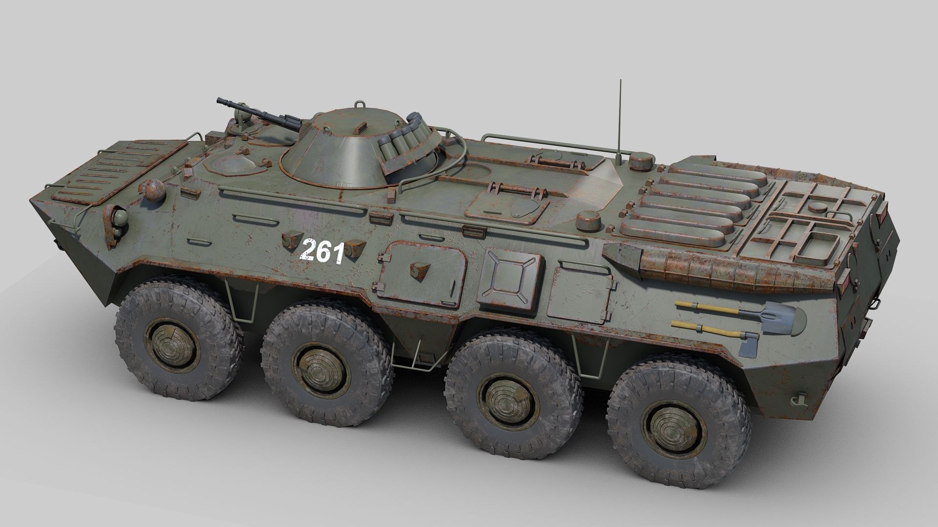 BTR 80 APC 3D Model - TurboSquid 2001043