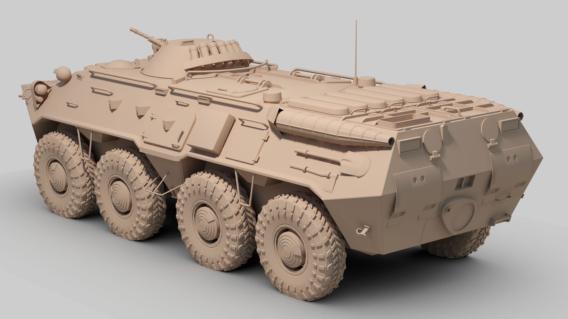 BTR 80 APC 3D Model - TurboSquid 2001043