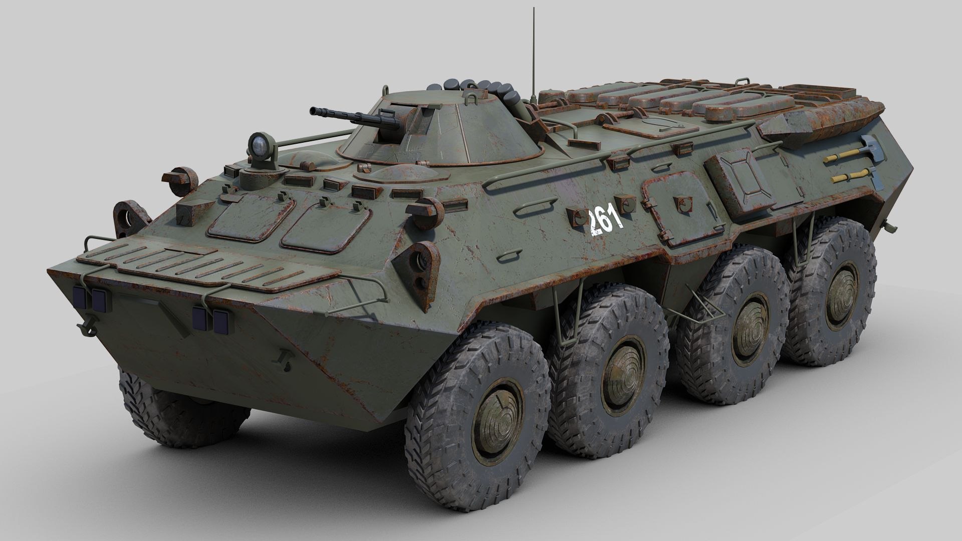 BTR 80 APC 3D Model - TurboSquid 2001043