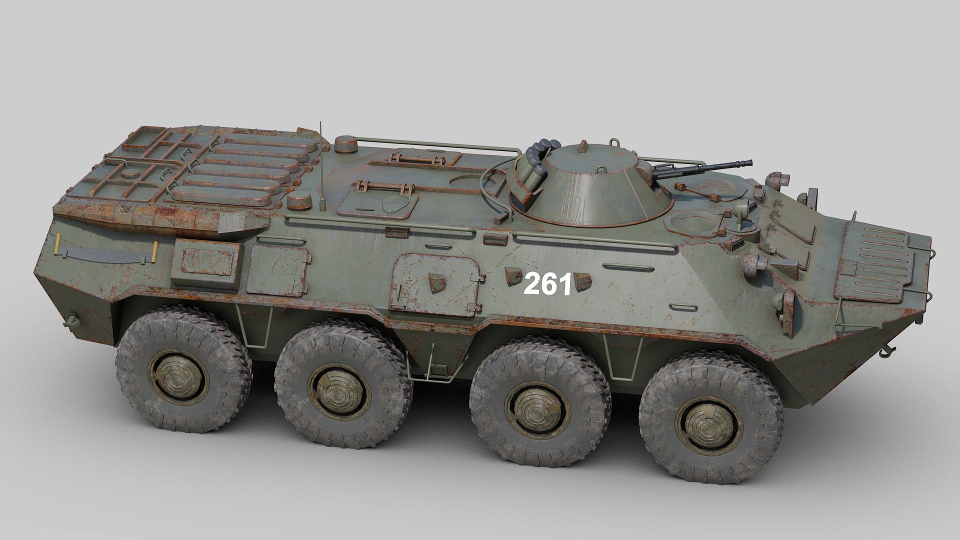 BTR 80 APC 3D Model - TurboSquid 2001043