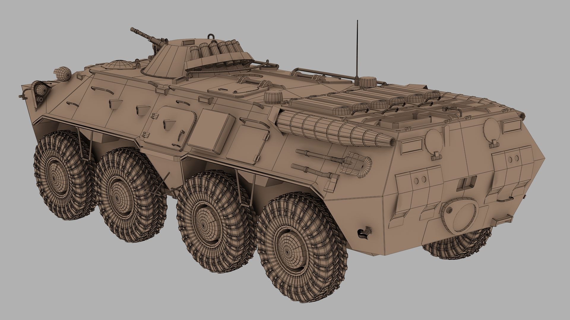 BTR 80 APC 3D Model - TurboSquid 2001043