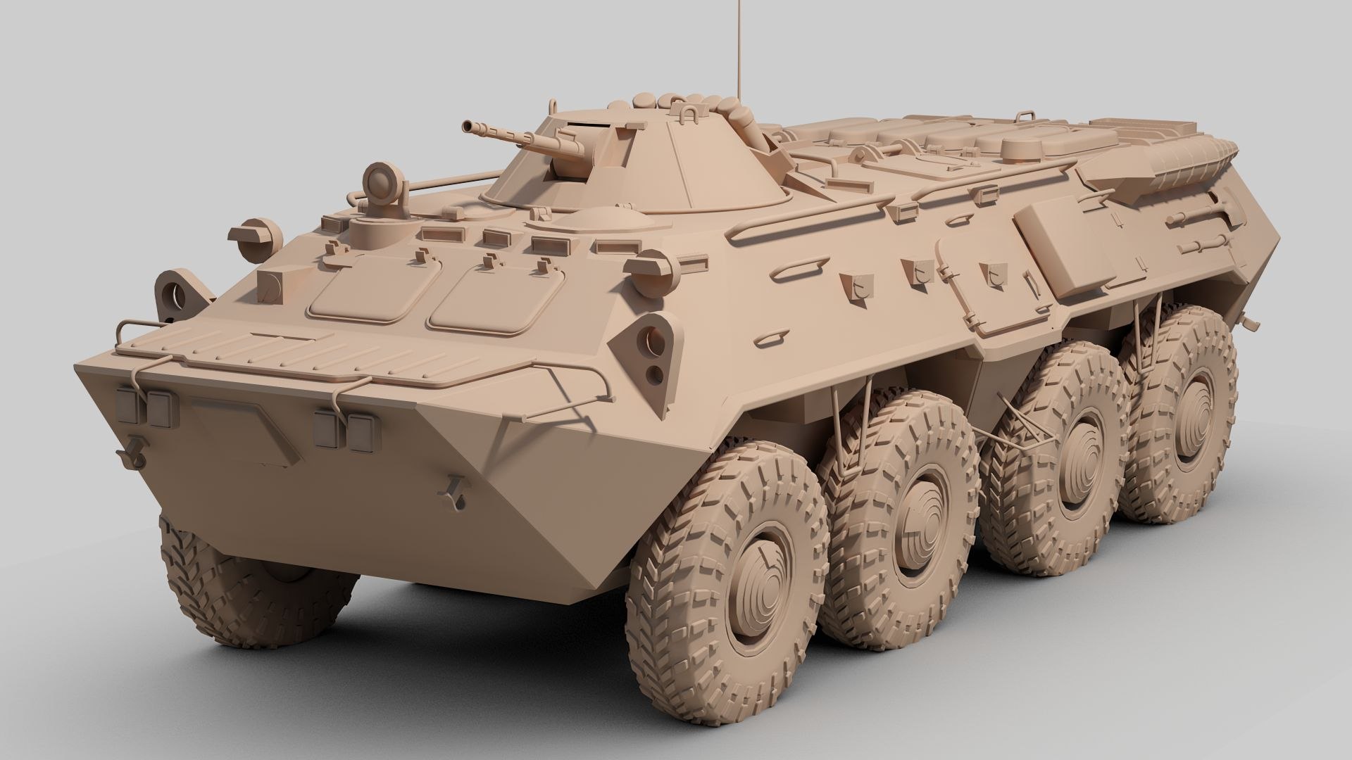 BTR 80 APC 3D Model - TurboSquid 2001043