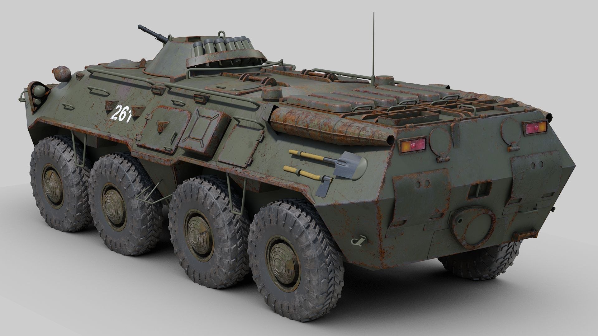 BTR 80 APC 3D Model - TurboSquid 2001043