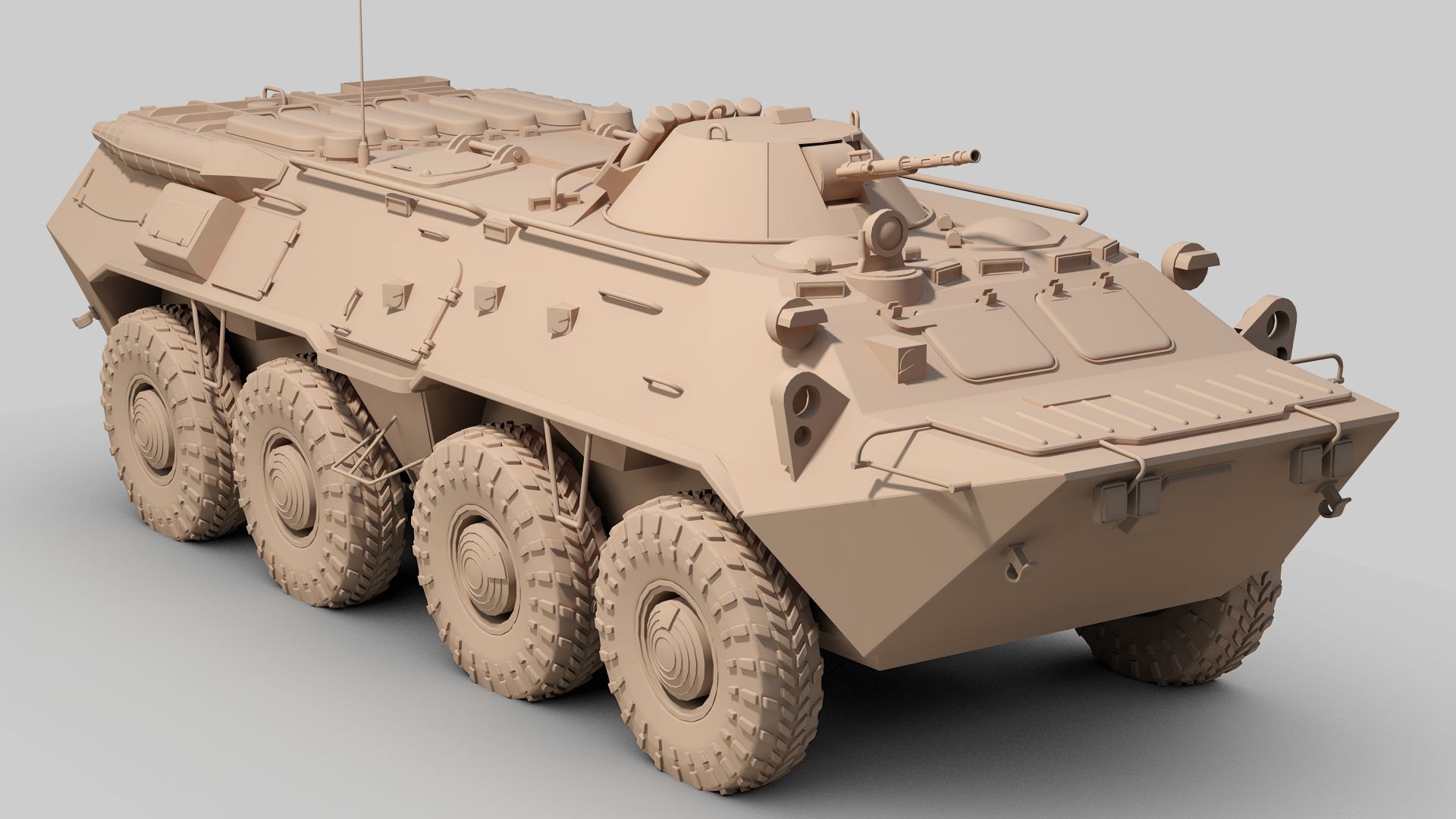 BTR 80 APC 3D Model - TurboSquid 2001043