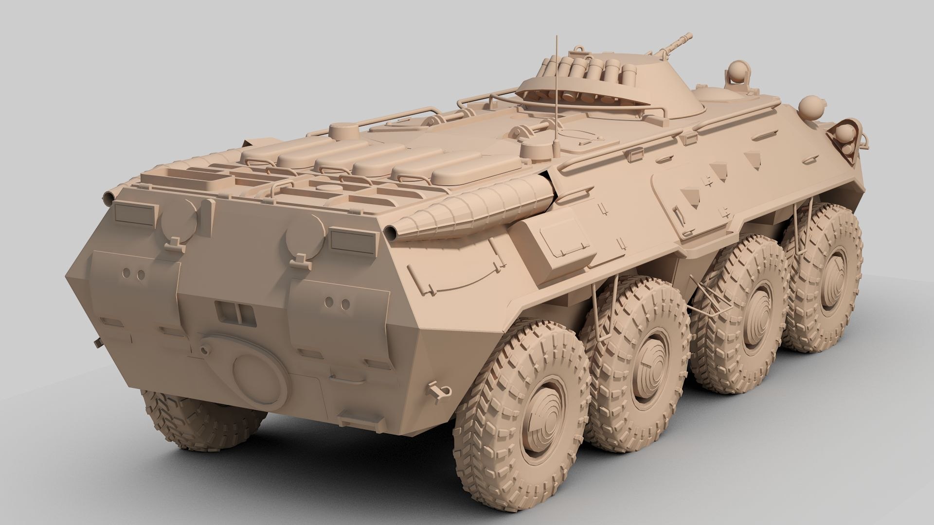 BTR 80 APC 3D Model - TurboSquid 2001043