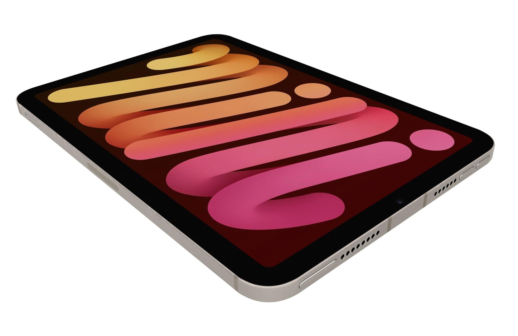 Apple IPad Mini 2024 Starlight Low Poly 3D - TurboSquid 2480637