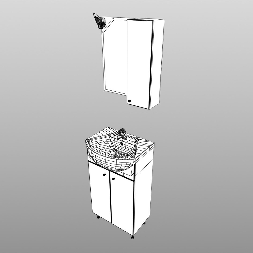 3d se bathroom set