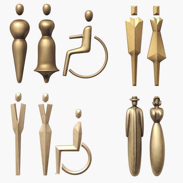 Toilet Sign 3D Models for Download | TurboSquid